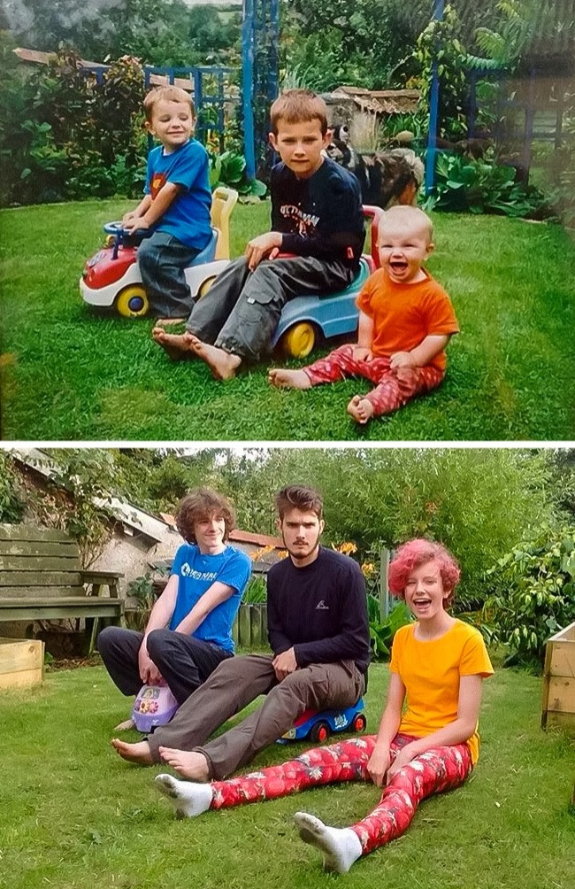 15 Awkward Family Photos Re-Created | Originol
